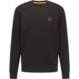 BOSS - "Westart" Sweatshirt f&uuml;r Herren, Rundhalsausschnitt, Premium-Baumwolle (Schwarz)