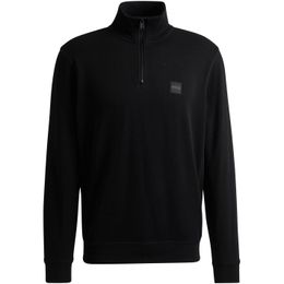 BOSS - Sweatshirt f&uuml;r Herren, Frottee (Schwarz)