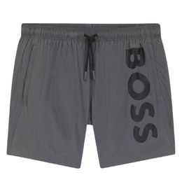 BOSS - "Octopus" Badeshorts f&uuml;r Herren (Grau)