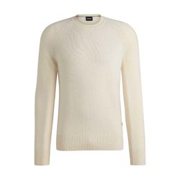 BOSS - "Emalvo" Pullover f&uuml;r Herren, Jerseyware, Raglan&auml;rmel (Wei&szlig;)