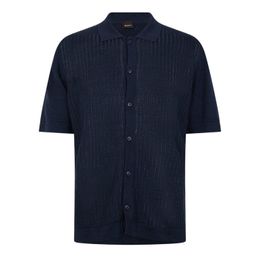 BOSS - Poloshirt f&uuml;r Herren, Jerseyware, kurz&auml;rmlig (Dunkelblau)