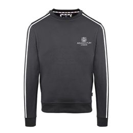 Aquascutum - "London" Sweatshirt f&uuml;r Herren (Schwarzgrau)