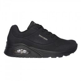 Skechers - "Uno Stand On Air" Sneaker f&uuml;r Damen, Keilabsatz (Schwarz)