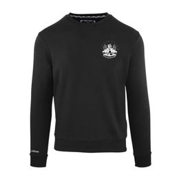 Aquascutum - Sweatshirt f&uuml;r Herren, Rundhalsausschnitt (Schwarz)