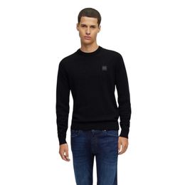 BOSS - "Kanovano" Pullover f&uuml;r Herren, Rundhalsausschnitt (Schwarz)