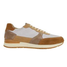 Dune London - "Treaty" Strukturiert Sneaker f&uuml;r Herren, Wildleder, Flach (Braungrau)