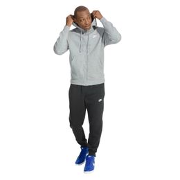 Nike - "Sportswear Club" Hoodie mit durchgehendem Rei&szlig;verschluss f&uuml;r Herren (Grau)