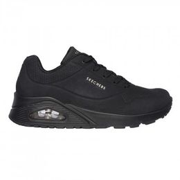 Skechers - "Uno Stand On Air" Sneaker f&uuml;r Damen, Keilabsatz (Schwarz)