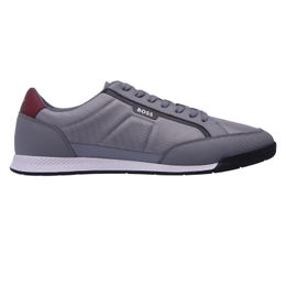 BOSS - "Nitan" Sneaker f&uuml;r Herren, Flach (Grau)