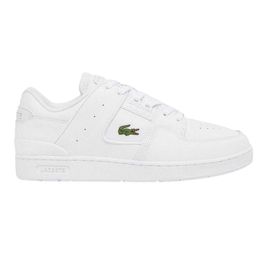 Lacoste - "Court Cage" Sneaker f&uuml;r Herren, Leder (Wei&szlig;)