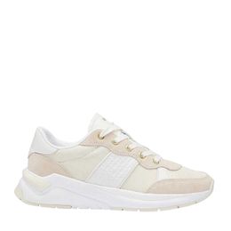 BOSS - "Skylar" Sneaker f&uuml;r Damen, Wildleder (Wei&szlig;)
