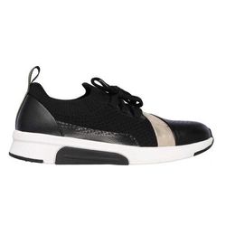 Skechers - "Modern Jogg" Sneaker f&uuml;r Damen, Leder (Schwarz/Gold)