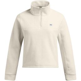 Under Armour - "Expanse" Sweatshirt f&uuml;r Damen, Rei&szlig;verschluss, Lang&auml;rmlig (Wei&szlig;)