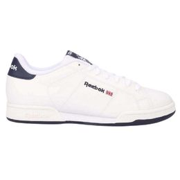 Reebok - "NPC II SYN" Sneaker f&uuml;r Herren/Damen Unisex (Wei&szlig;/Marine)