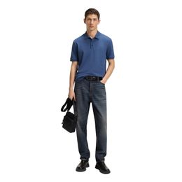 Hugo - "Donos" Poloshirt f&uuml;r Herren, Baumwolle (Mittelblau)