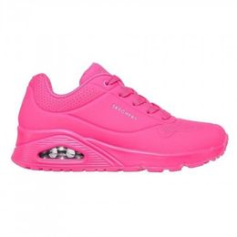 Skechers - "Uno Stand On Air" Sneaker f&uuml;r Damen, Keilabsatz (Leuchtend Pink)