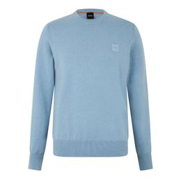 BOSS - "Kanovano" Pullover f&uuml;r Herren, Rundhalsausschnitt (Pastellblau)