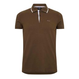 BOSS - "Firenze" Poloshirt f&uuml;r Herren, kurz&auml;rmlig (Braun)