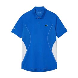 Lacoste - "Tennis x Novak Djokovic" Poloshirt f&uuml;r Herren, Regul&auml;r (Blau)