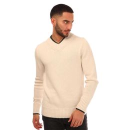 BOSS - "Marzio" Pullover Top f&uuml;r Herren, Schurwolle (Wei&szlig;)