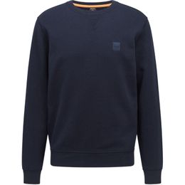 BOSS - "Westart" Sweatshirt f&uuml;r Herren, Rundhalsausschnitt, Premium-Baumwolle (Marine)