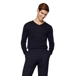 BOSS - Pullover f&uuml;r Herren, Jerseyware, Formell, Regul&auml;r (Dunkelblau)