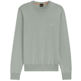 BOSS - "Kanovano" Pullover f&uuml;r Herren, Rundhalsausschnitt (Gr&uuml;n)