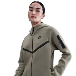 Nike - "Windrunner" Hoodie mit durchgehendem Rei&szlig;verschluss f&uuml;r Damen, Fleece (Army-Gr&uuml;n)