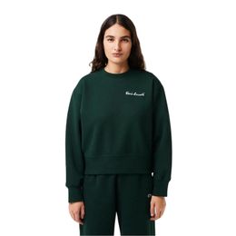 Lacoste - Sweatshirt f&uuml;r Damen, leger (Gr&uuml;n)
