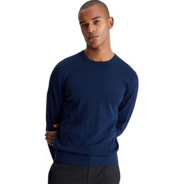 Calvin Klein - Pullover f&uuml;r Herren, Merinowolle, Regul&auml;r (Marine)