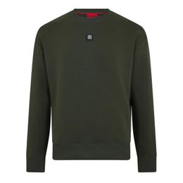 Hugo - "Dettil" Sweatshirt f&uuml;r Herren, Rundhalsausschnitt (Dunkelgr&uuml;n)