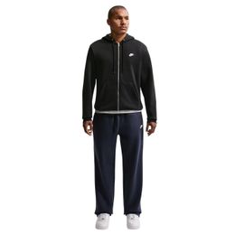 Nike - "Sportswear Club" Hoodie mit durchgehendem Rei&szlig;verschluss f&uuml;r Herren (Schwarz)