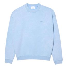 Lacoste - Sweatshirt f&uuml;r Herren/Damen Unisex, Fleece, lose Passform (Hellblau)