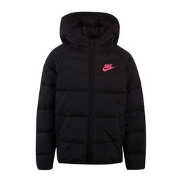 Nike - "NSW" Steppjacke f&uuml;r M&auml;dchen (Schwarz/Pink)