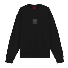Hugo - Sweatshirt f&uuml;r Herren, &Uuml;berschnittene Schulter, Regul&auml;r (Schwarz)