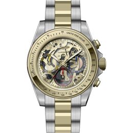 Invicta Speedway 50276 Herren Uhr - Quartz Bewegung - Edelstahl mit goldenem Zifferblatt - 39 mm
