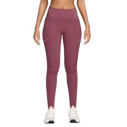 Nike Swift Dri-Fit HR 7/8 Tight Bekleidung Damen rot