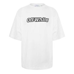 Off-White Off White - "Outline Skate" T-Shirt f&uuml;r Herren (Wei&szlig;/Schwarz)
