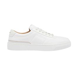 BOSS - "Gary" Sneaker f&uuml;r Herren, Leder, Flach (Wei&szlig;)