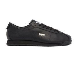 Lacoste - "Club Low" Sneaker f&uuml;r Herren, Leder, niedrig geschnitten, Flach (Schwarz)