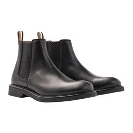 BOSS - "Tunley Cheb" Stiefeletten f&uuml;r Herren, Leder (Schwarz)