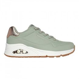 Skechers - "Uno Stand On Air" Sneaker f&uuml;r Damen, Keilabsatz (Salbei)