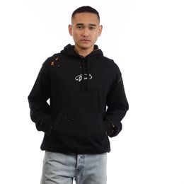 Diesel - "S-Macs" Kapuzenpullover f&uuml;r Herren, mit Kapuze, Baumwolle, leger (Schwarz)