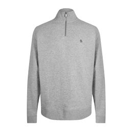 Original Penguin - "Sticker Pete" Sweatshirt f&uuml;r Herren, Gerafft (meliert meliert)