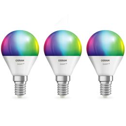 Osram LED-Lampe 'Smart+ WiFi CLP' RGBW 4,9 W E14 470 lm, dimmbar 3er-Pack