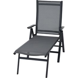 siena GARDEN Sonnenliege 'Tauro' klappbar anthrazit 69 x 113 x 182,5 cm