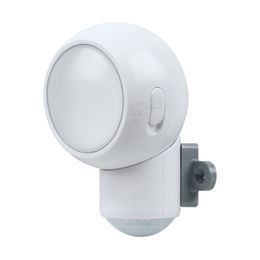 LEDVANCE LED-Au&szlig;enwandleuchte 'Spylux ' mit Bewegungssensor 0,3 W 17 lm warmwei&szlig; IP 43 &Oslash; 6,8 cm