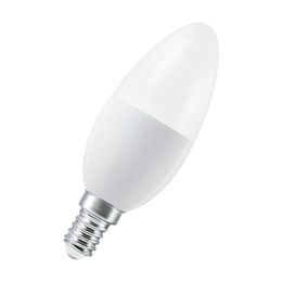 LEDVANCE LED-Leuchtmittelset 'SMART WiFi CLB' dimmbar Kerze matt E14 4,9 W 470 lm warmwei&szlig; 3 St&uuml;ck