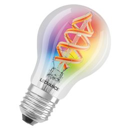 LEDVANCE LED-Filament Lampe 'Smart+ WiFi CLA' RGBW 4,5 W E27 300 lm, dimmbar