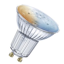 LEDVANCE LED-RGB-Reflektorlampe 'Smart+' 5,5 cm 350 lm 5 W GU10 transparent WLAN Tunable White